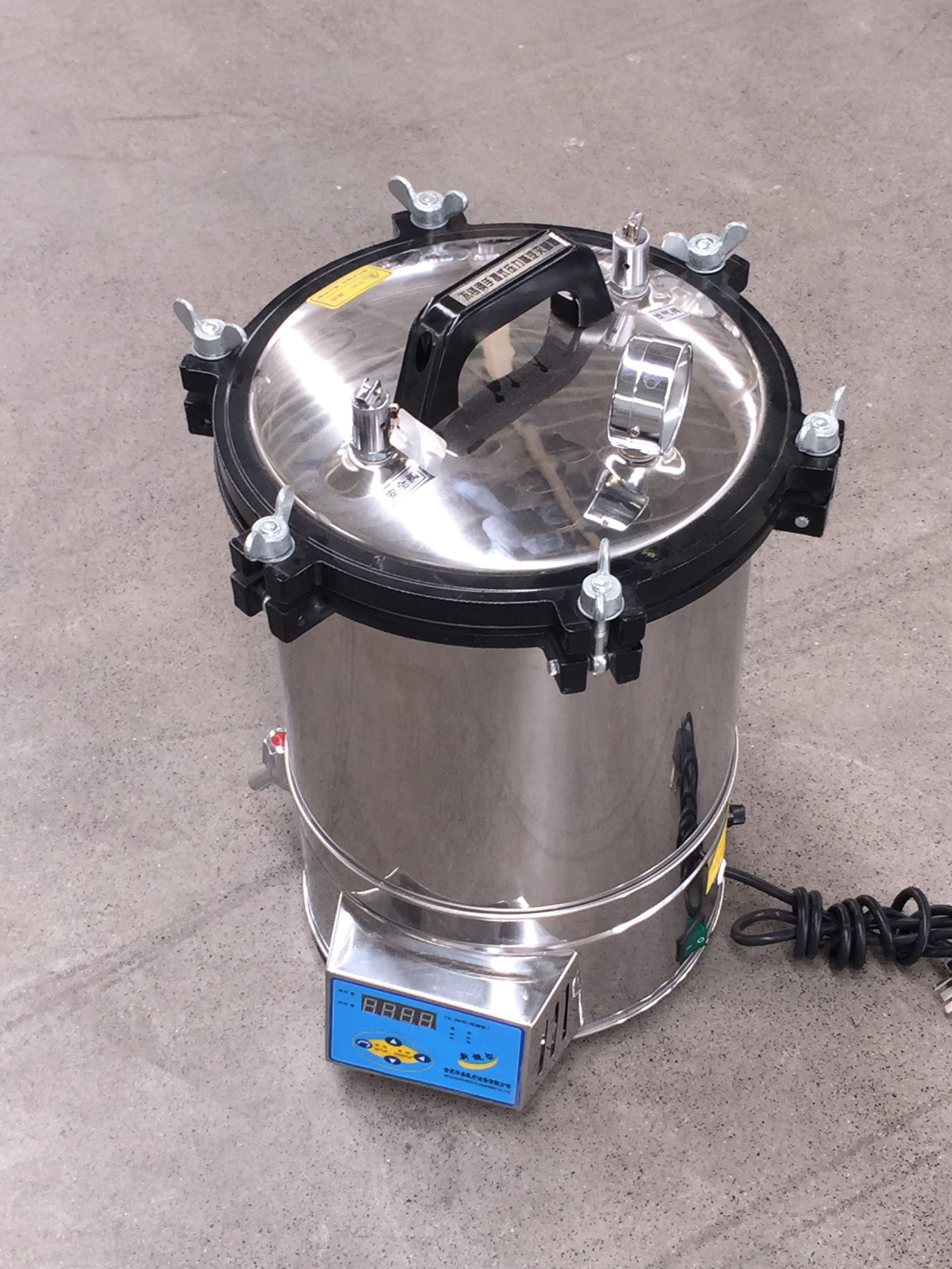 Portable Pressure Steam Sterilizer PA-ND 18L 24L Dental Autoclave ...