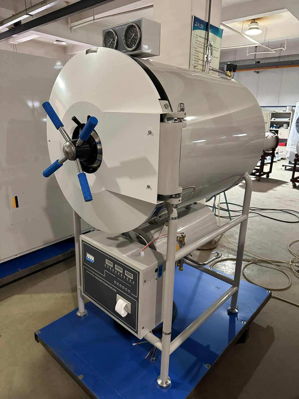Delivered Order to Our Client in Greece for Horizontal Autoclave 400L ...
